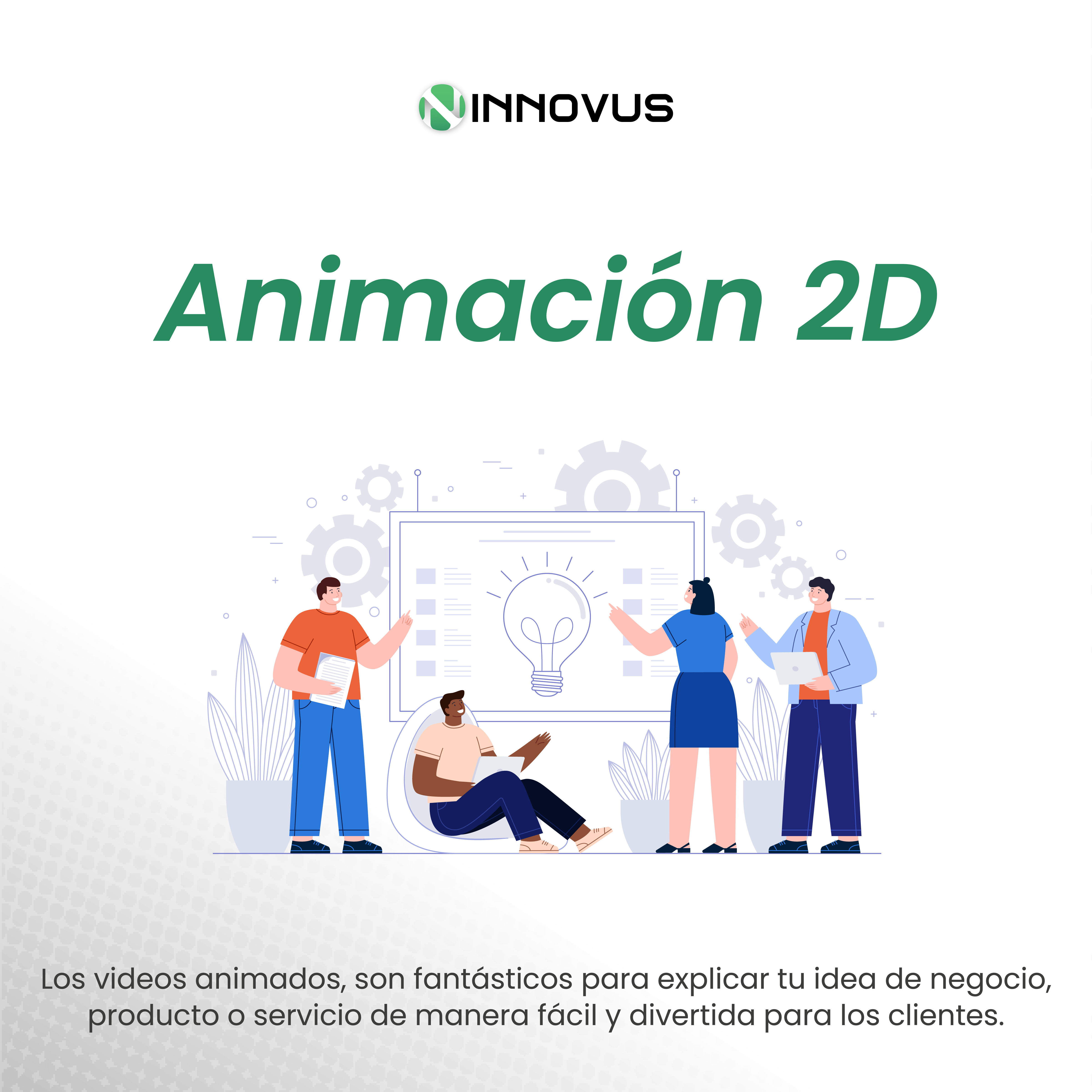 Servicio de Animación 2D - Diseño Gráfico Digital - Innovus